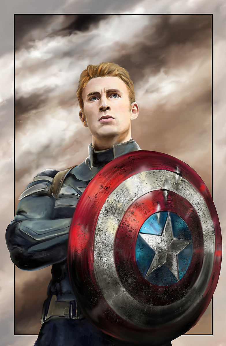 Captain America Print – Diligent Visual